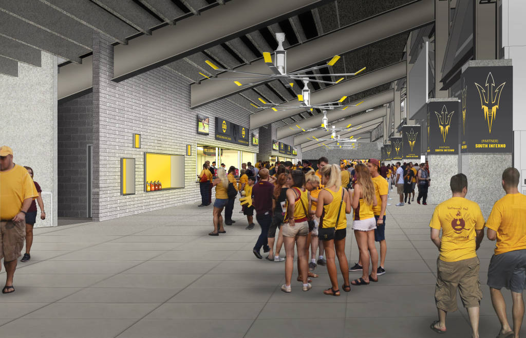 Sun Devil Athletics Showcases Inferno, Phase I Improvements - ASU Sun ...